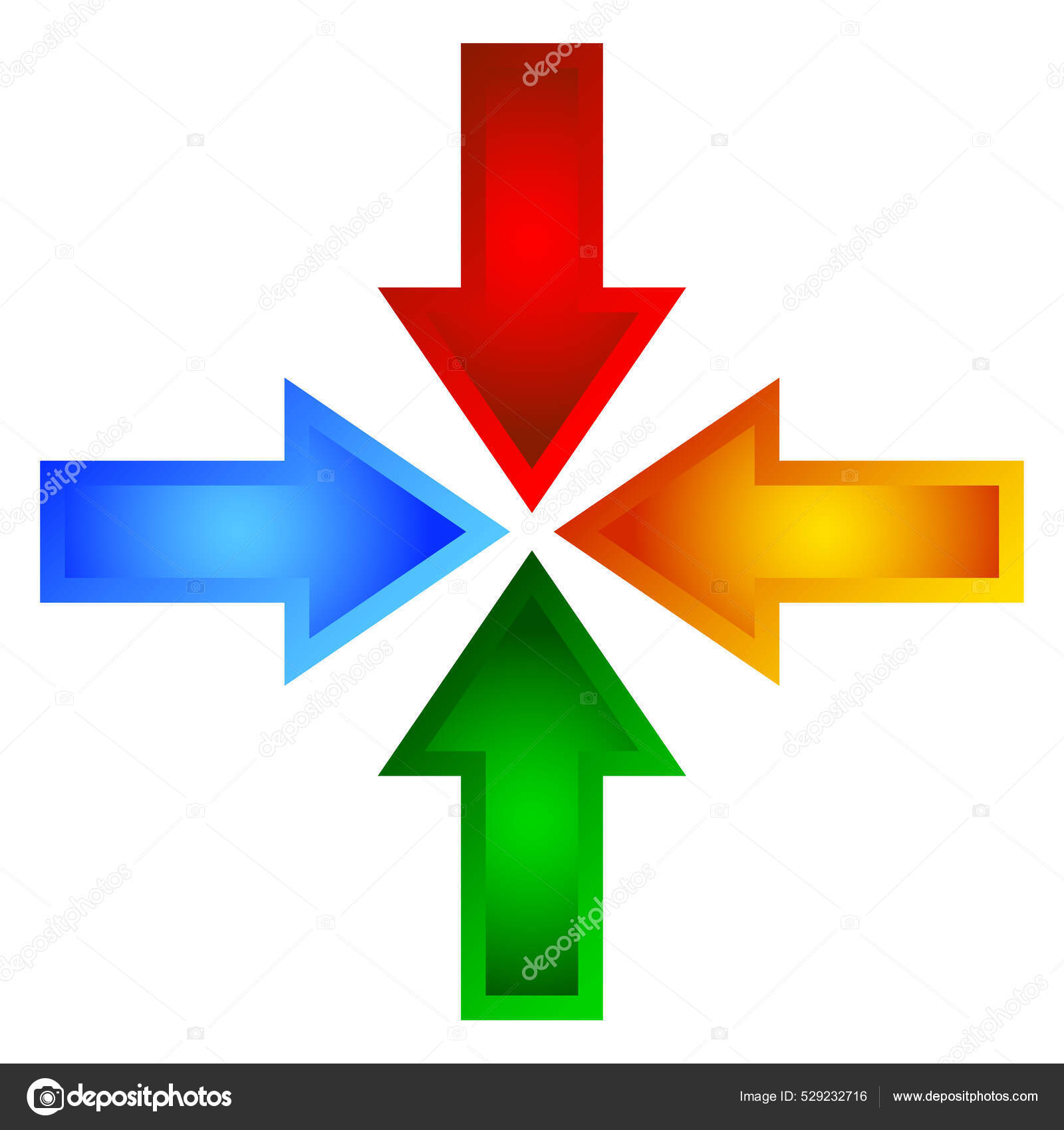 Way Arrows Pointers Cursors Shapes Stock Vector Illustration Clip Art ...