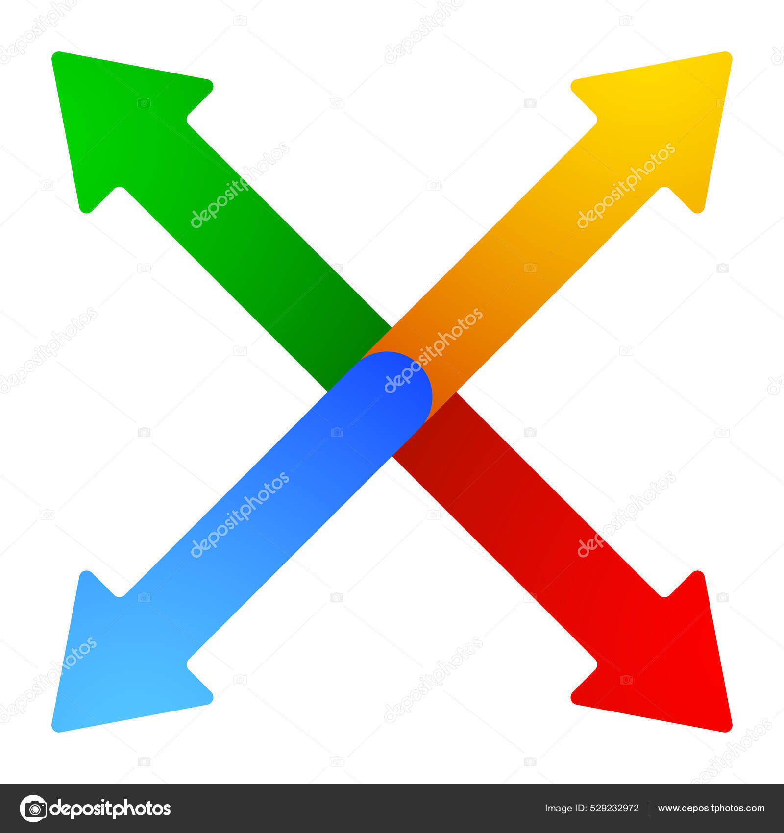 Way Arrows Pointers Cursors Shapes Stock Vector Illustration Clip Art ...