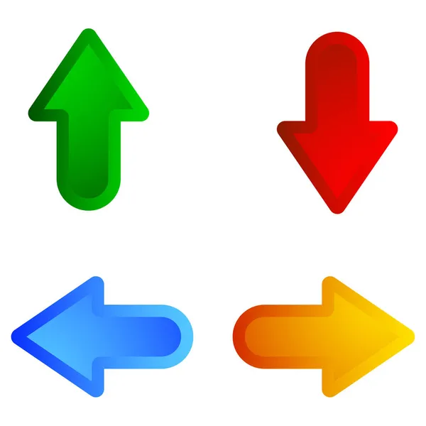 Way Arrows Pointers Cursors Shapes Stock Vector Illustration Clip Art ...