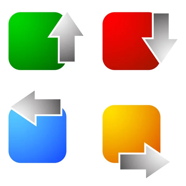 Way Arrows Pointers Cursors Shapes Stock Vector Illustration Clip Art ...