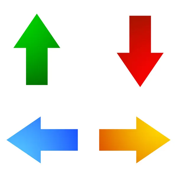 Way Arrows Pointers Cursors Shapes Stock Vector Illustration Clip Art ...