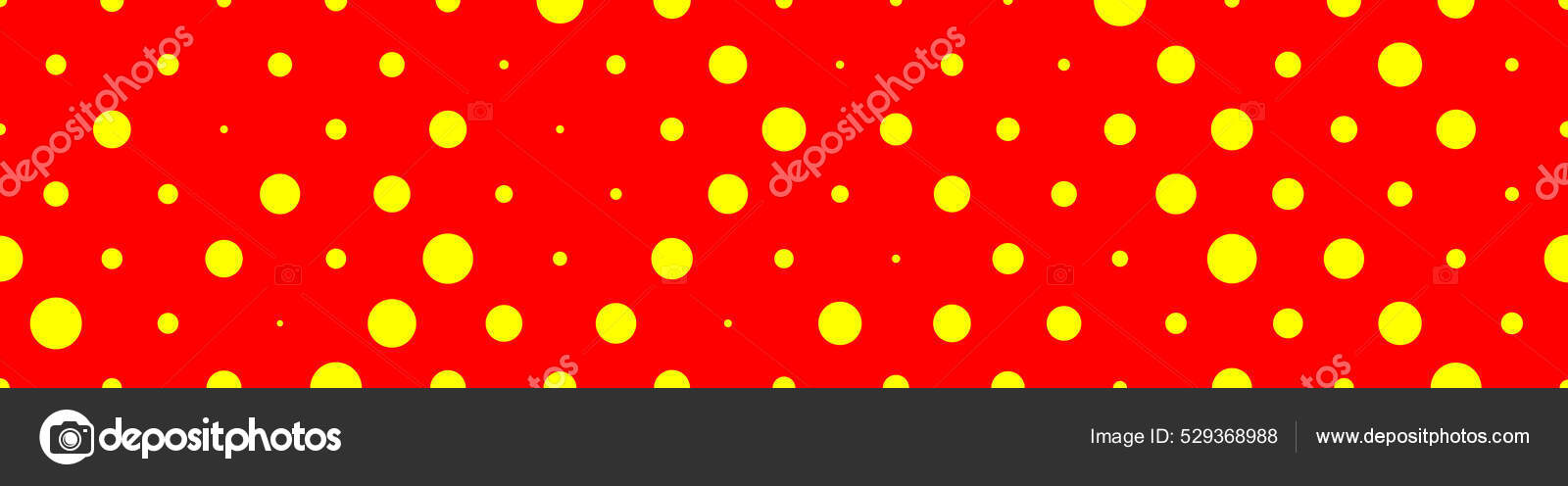 Pop Art Red Yellow Comic Effect Background Random Dots Dotted Stock ...
