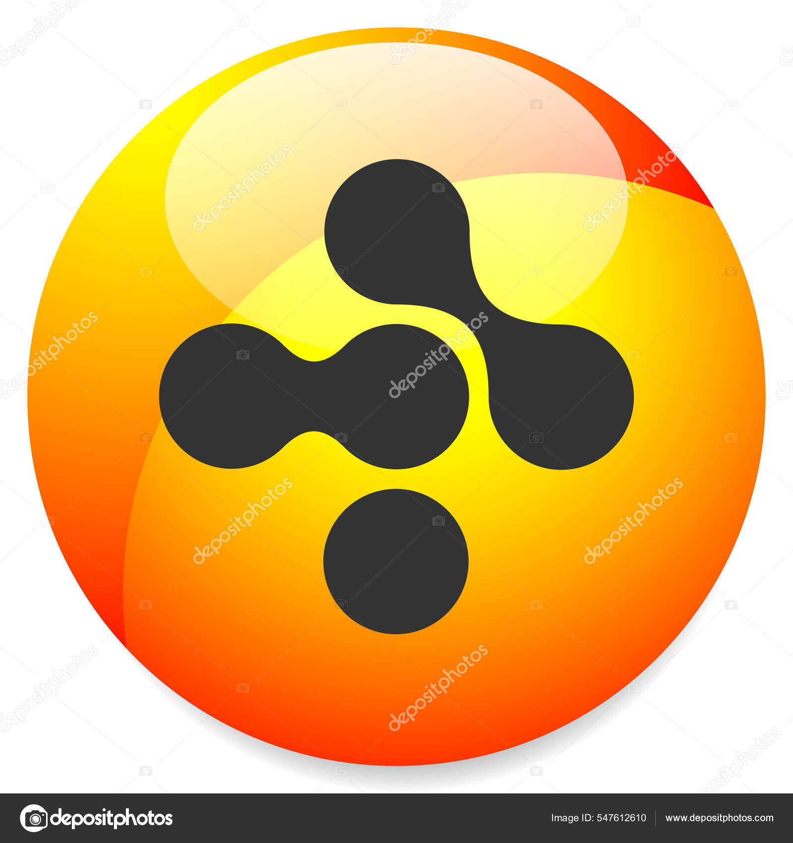 Connected Circles Nodes Technology Tech Electronics Connection Icon ...