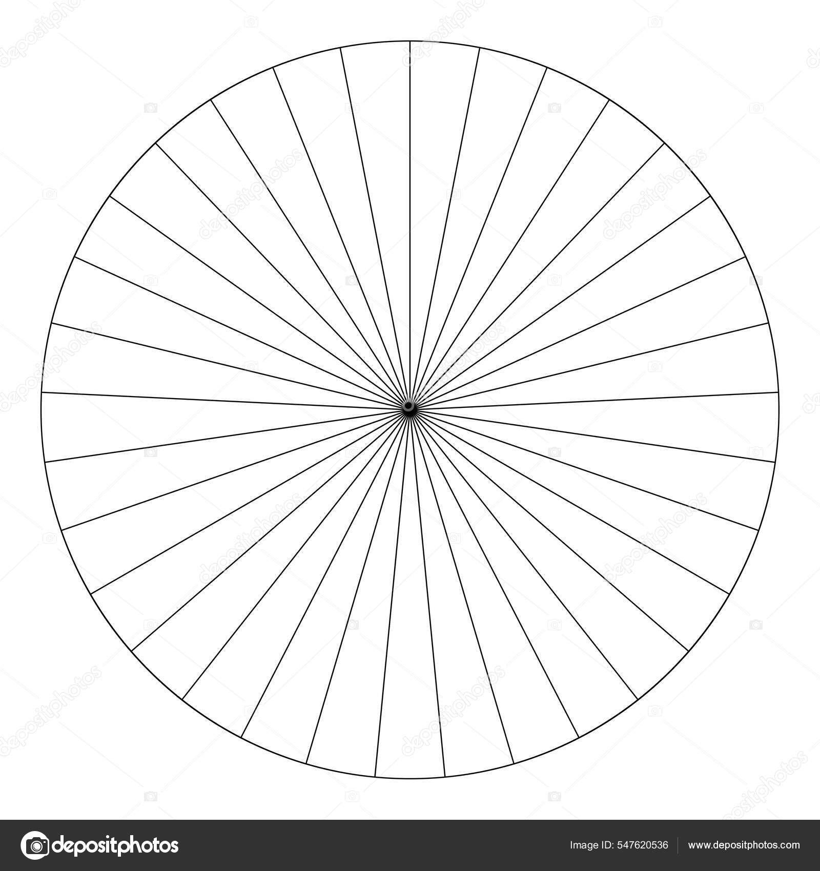 Diagrama Circular Circular Circular Secciones Sectores Círculo Dividido ...