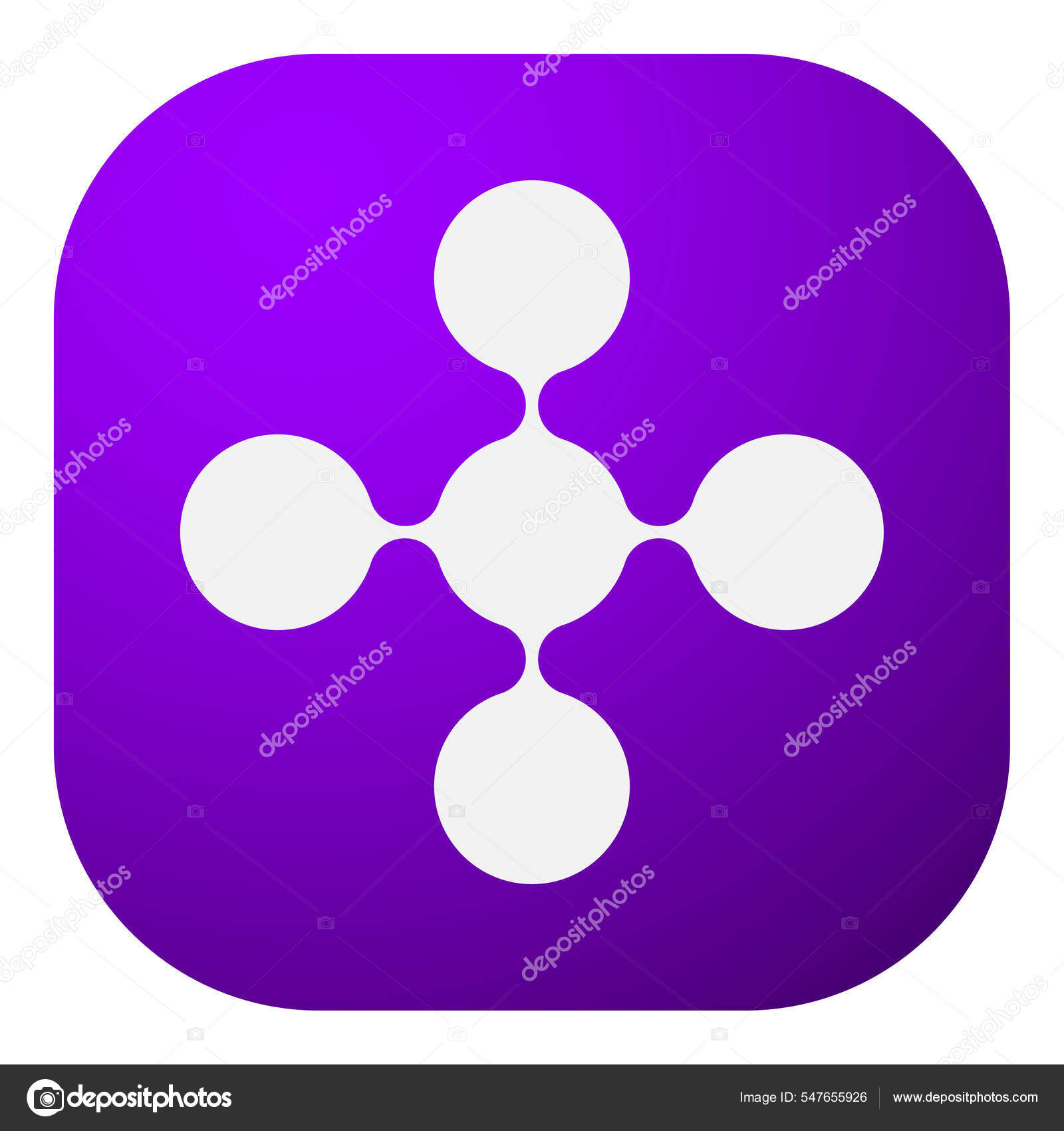 Connected Circles Nodes Technology Tech Electronics Connection Icon ...