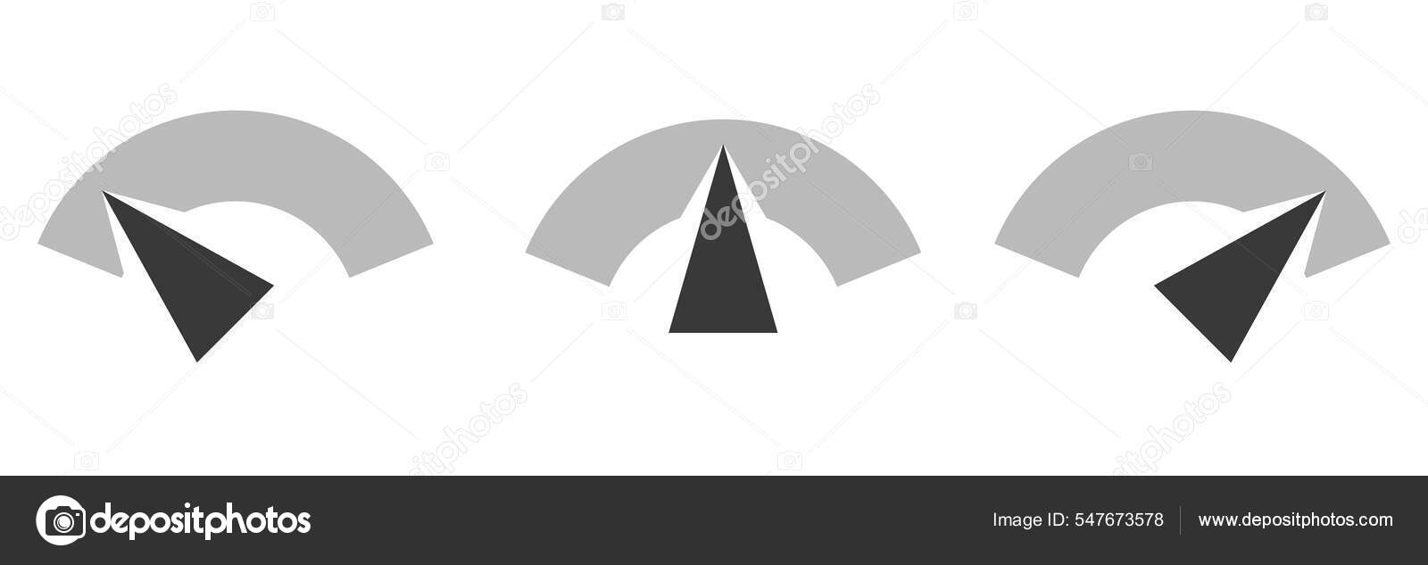 Gauge Meter Level Progress Indicator Icon Progression Acceleration ...