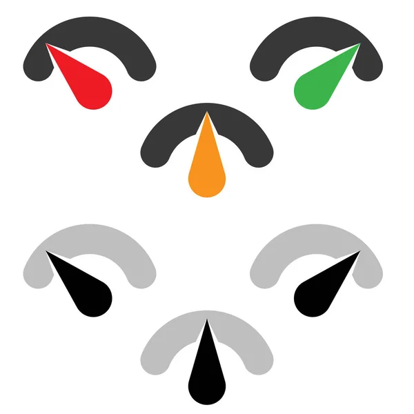 Gauge Meter Level Progress Indicator Icon Progression Acceleration ...