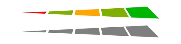 Level Progress Bar Indicator Low High Progression Guage Meter Scale ...