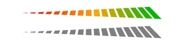 Level Progress Indicator Icon Meter Gauge Yardstick Symbol Stock Vector ...