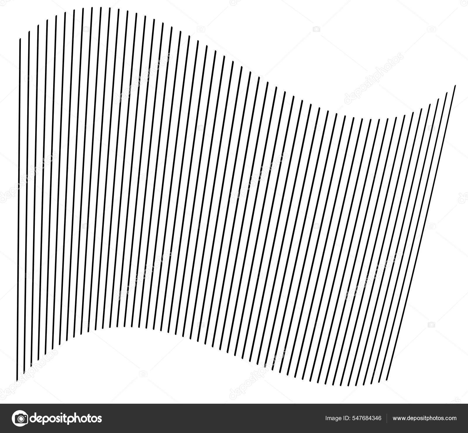 Wavy Waving Curvy Parallel Lines Undulate Squiggle Stripes Stock Vector ...