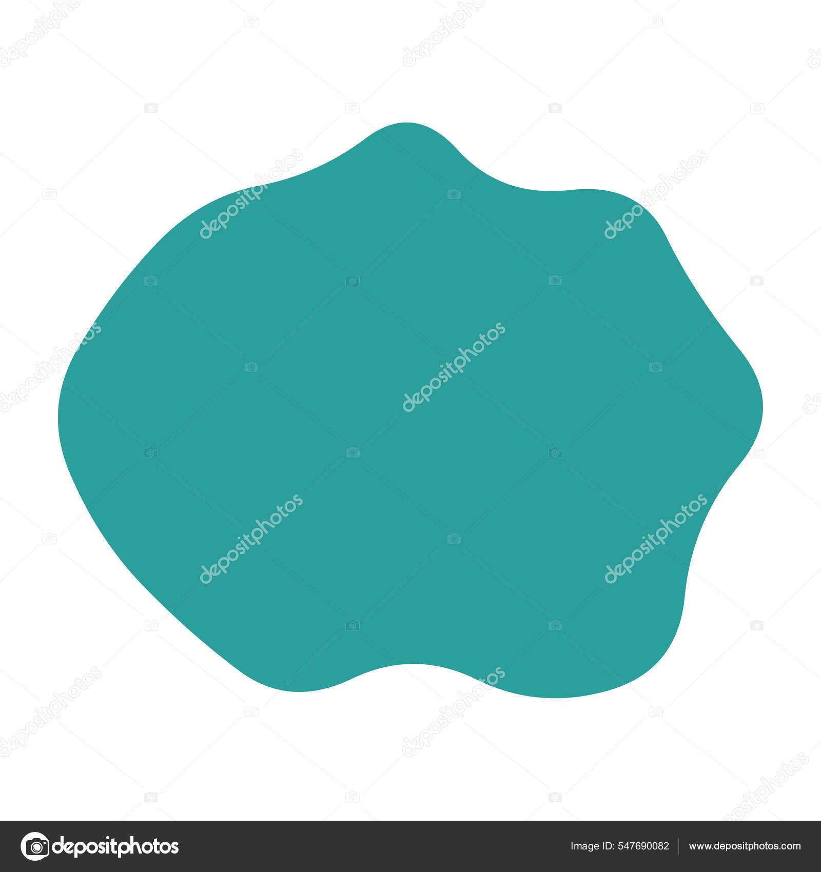 Random Blotch Inkblot Organic Blob Blot Speck Shape Splat Fleck Stock ...