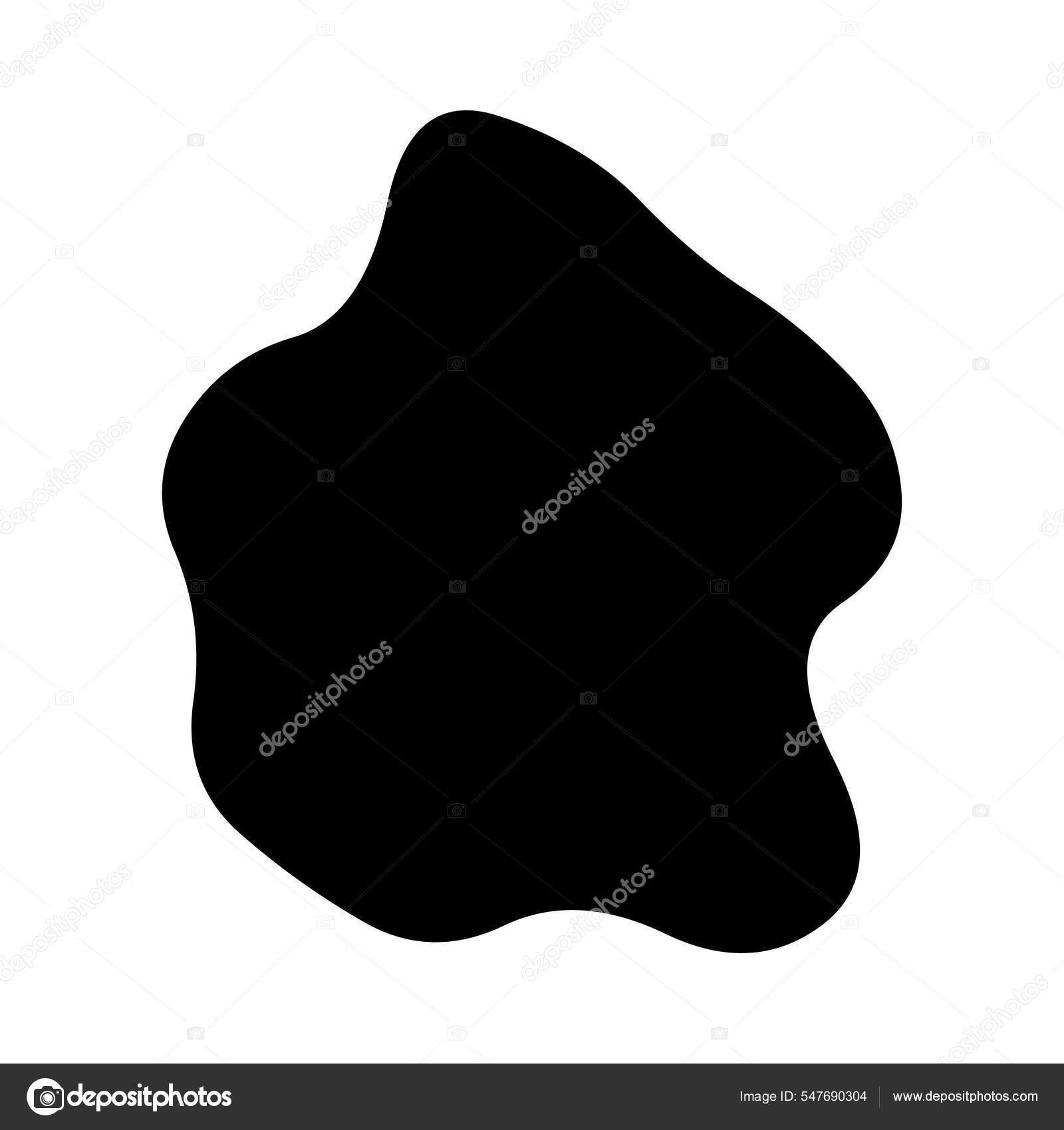 Random Blotch Inkblot Organic Blob Blot Speck Shape Splat Fleck Stock ...