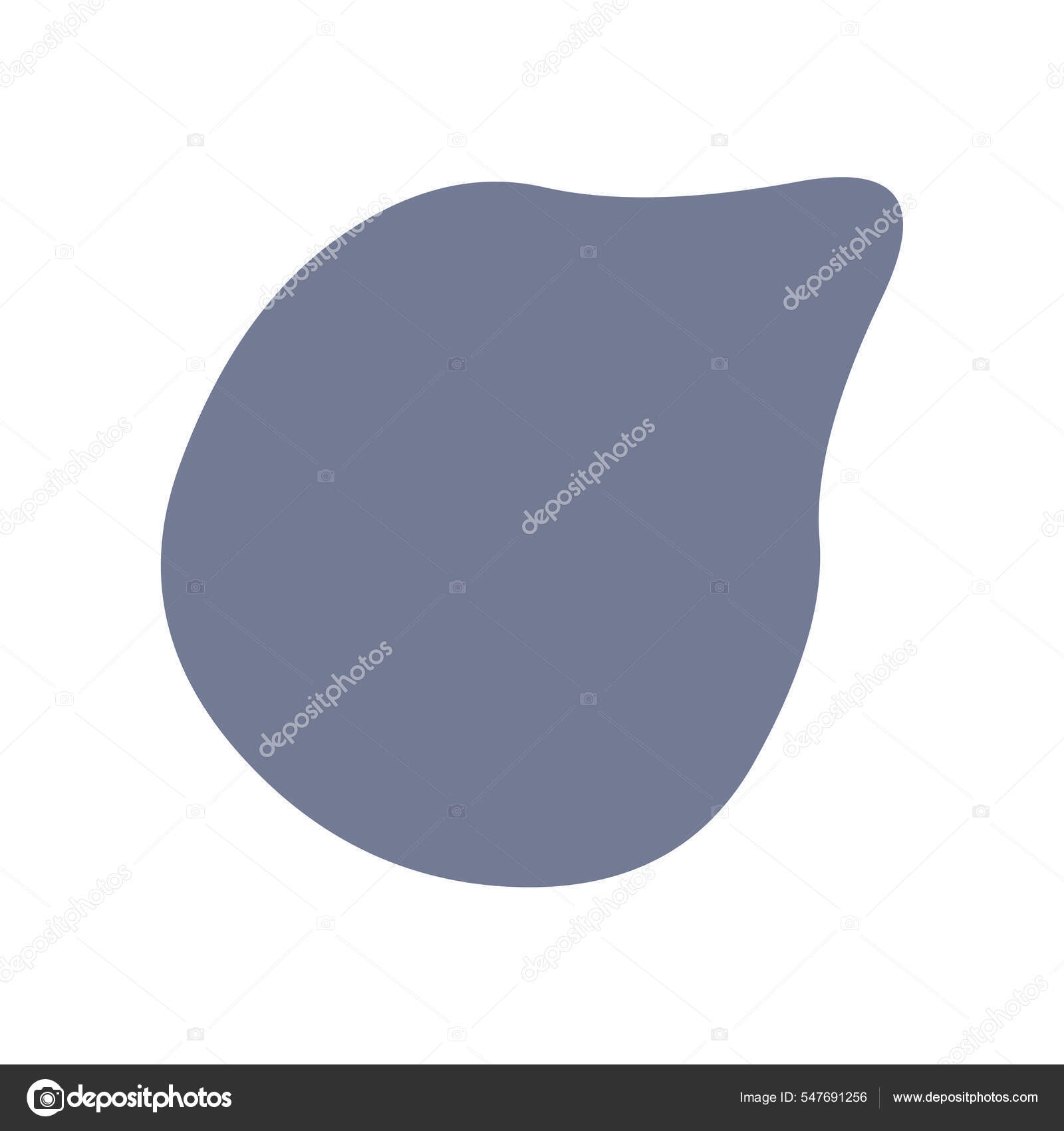 Random Blotch Inkblot Organic Blob Blot Speck Shape Splat Fleck Stock ...