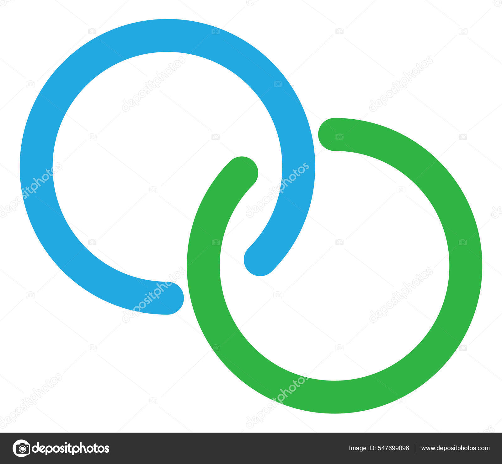 Interlace Interconnected Intersecting Circles Rings Abstract Symbolic ...