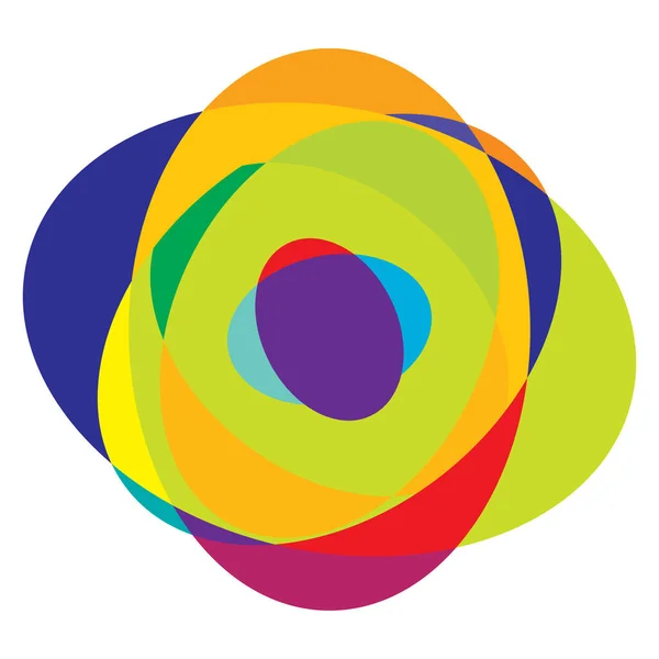 Logo círculo de colores imágenes de stock de arte vectorial | Depositphotos