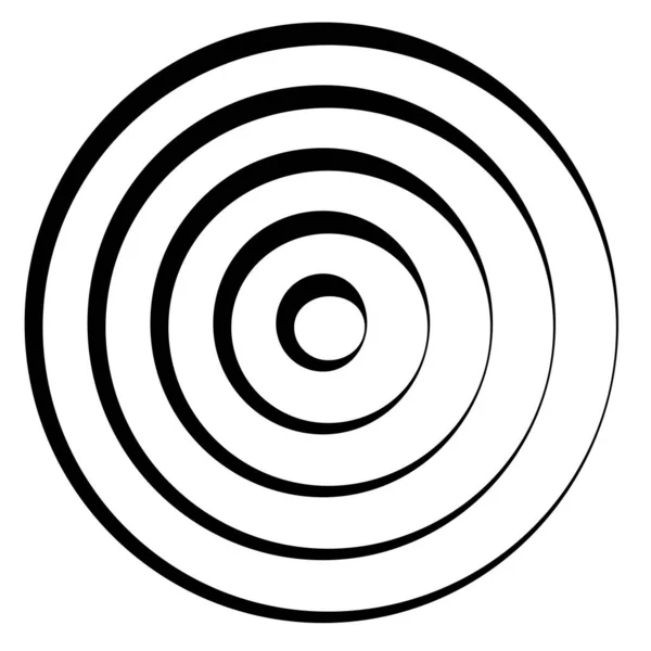 Concentric Radial Radiating Circles Rings Stock Vector by ©vectorguy ... Concentric Radial Radiating Circles Rings Stock Vector by ©vectorguy ...