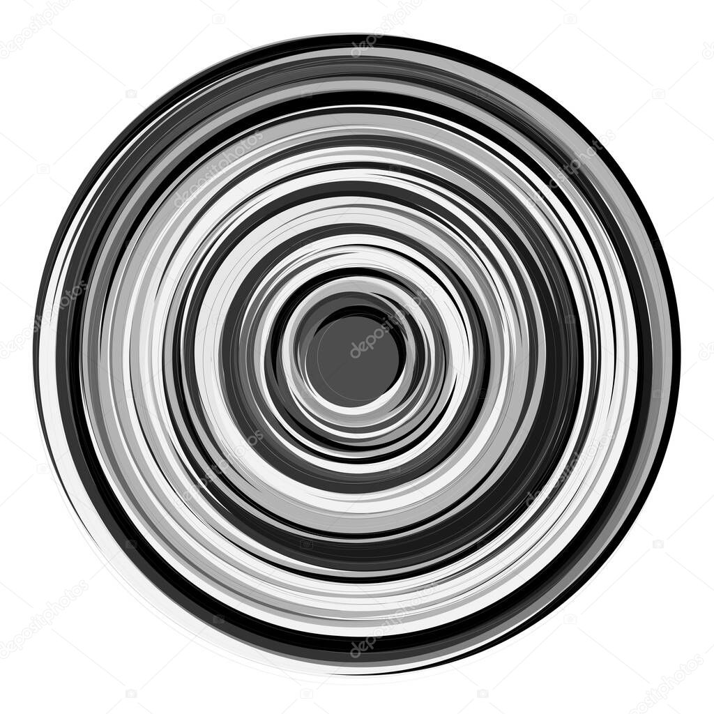 Aleatorio, escala de grises, círculos concéntricos grises, anillos ...