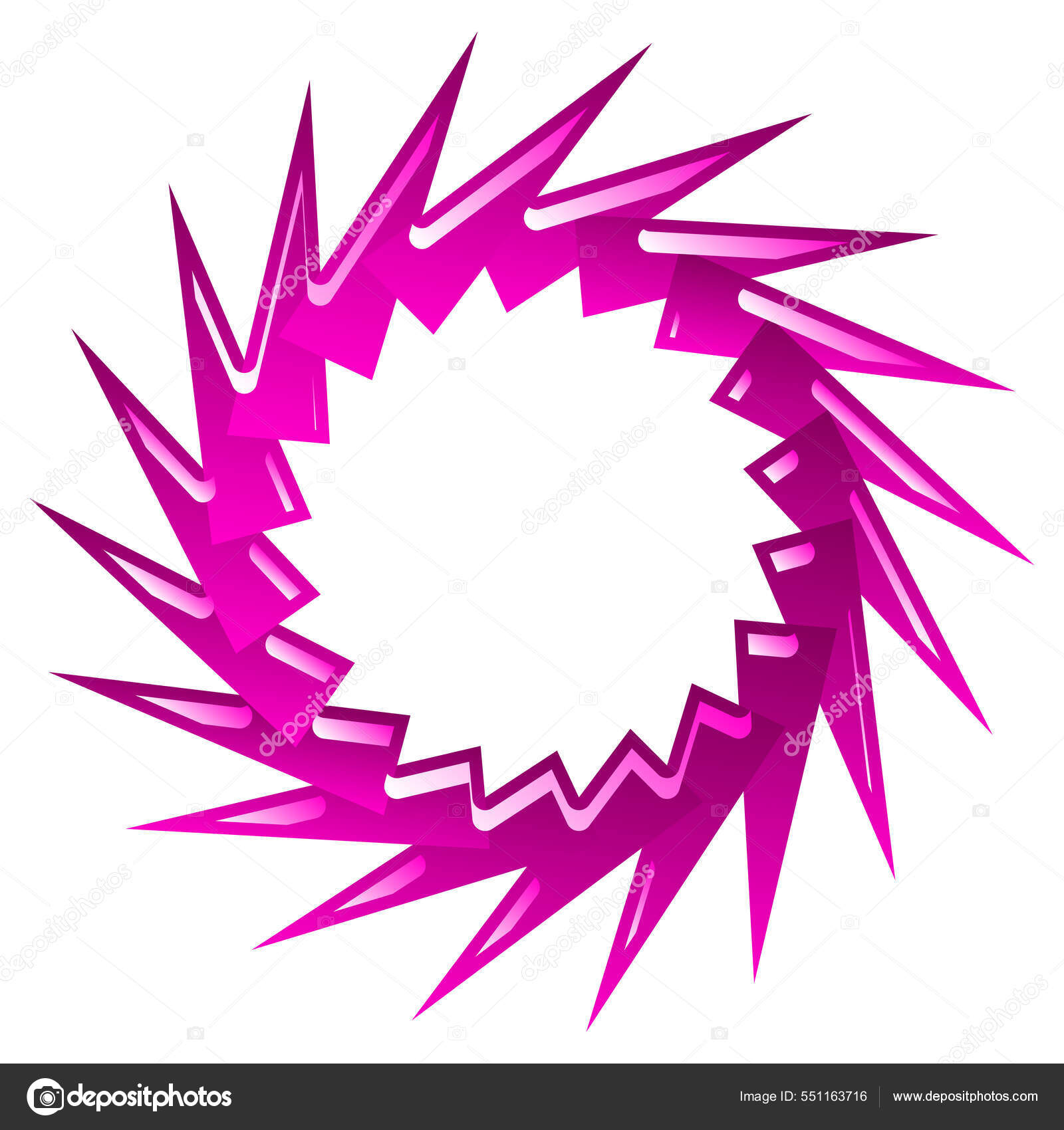 Shiny Glossy Abstract Radial Circular Design Element Vector Stock ...