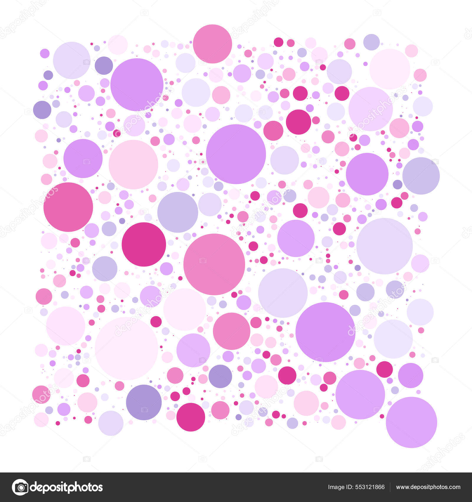 Random Circles Vector Pattern Texture Stock Vector Illustration Clip ...