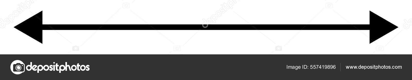 Left Right Arrow Pointer Cursor Direction Intersection Navigation Forward Backward Stock Vector ...