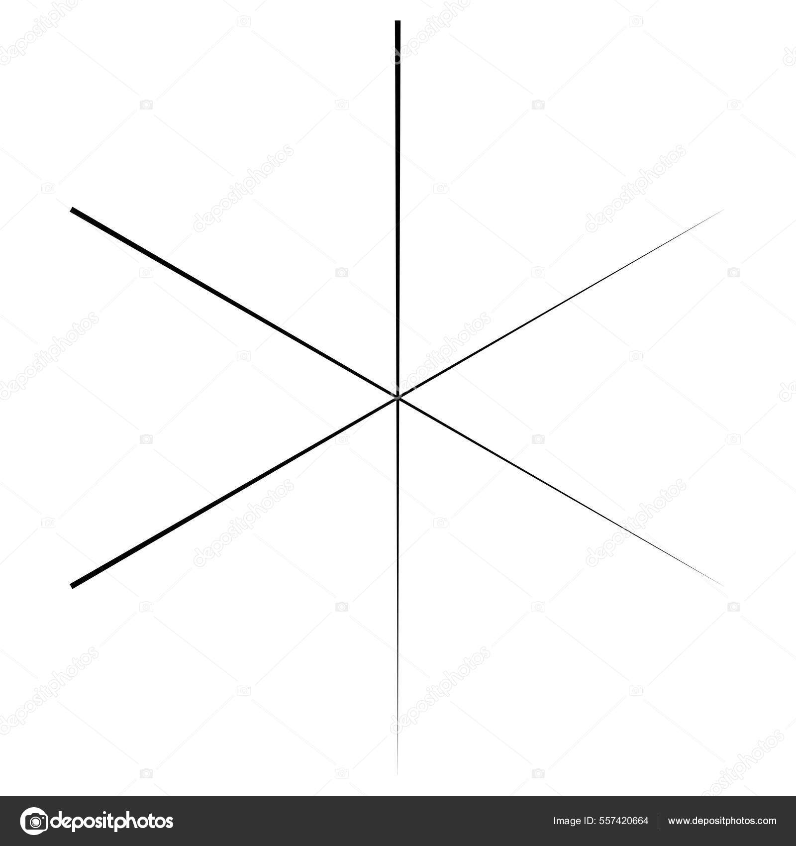 Radial Memancar Dan Konvergen Garis Garis Garis Melingkar Berputar ...