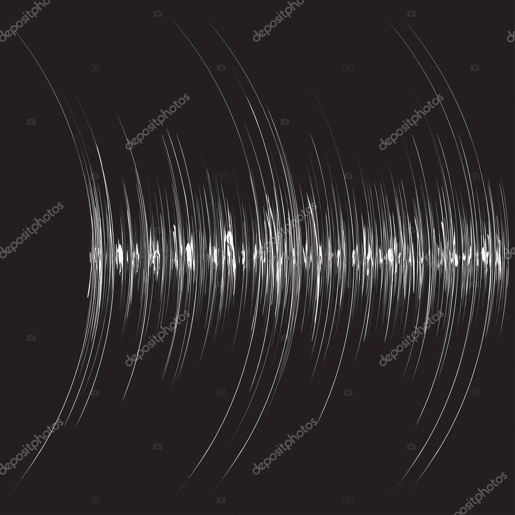 Sonido, ecualizador de m sica, ecualizador. Gr fico de l neas aleatorias. Banda sonora, grabaci ...