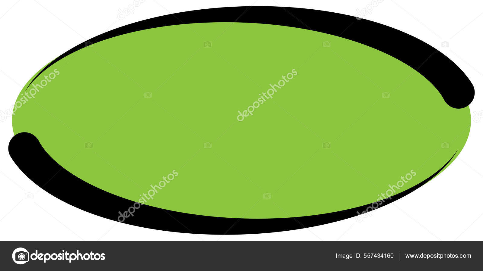 Vettoriale stockEllisse Ovale Cornice Circolare Bordo Icona Banner ...