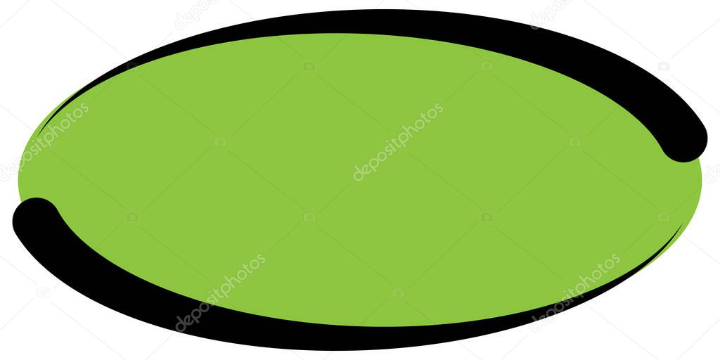 Vettoriale stockEllisse Ovale Cornice Circolare Bordo Icona Banner ...