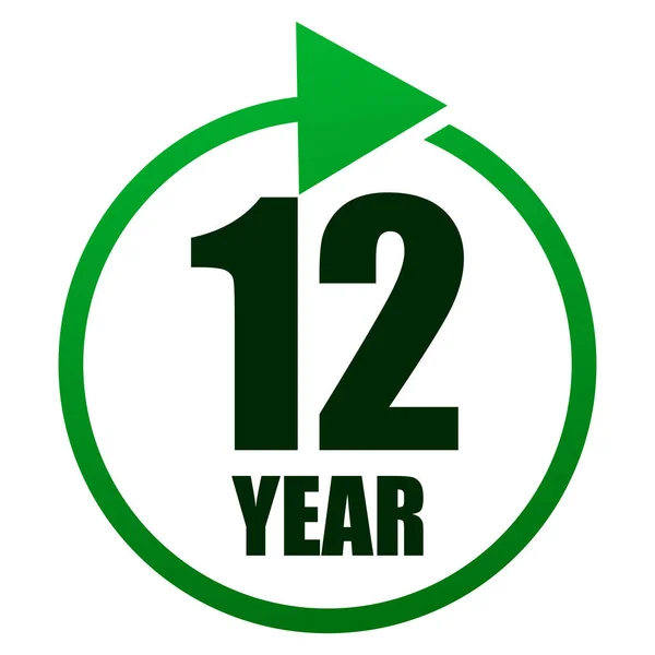 Year Turnaround Time Icon Circular Arrow Stock Vector by ©vectorguy ...