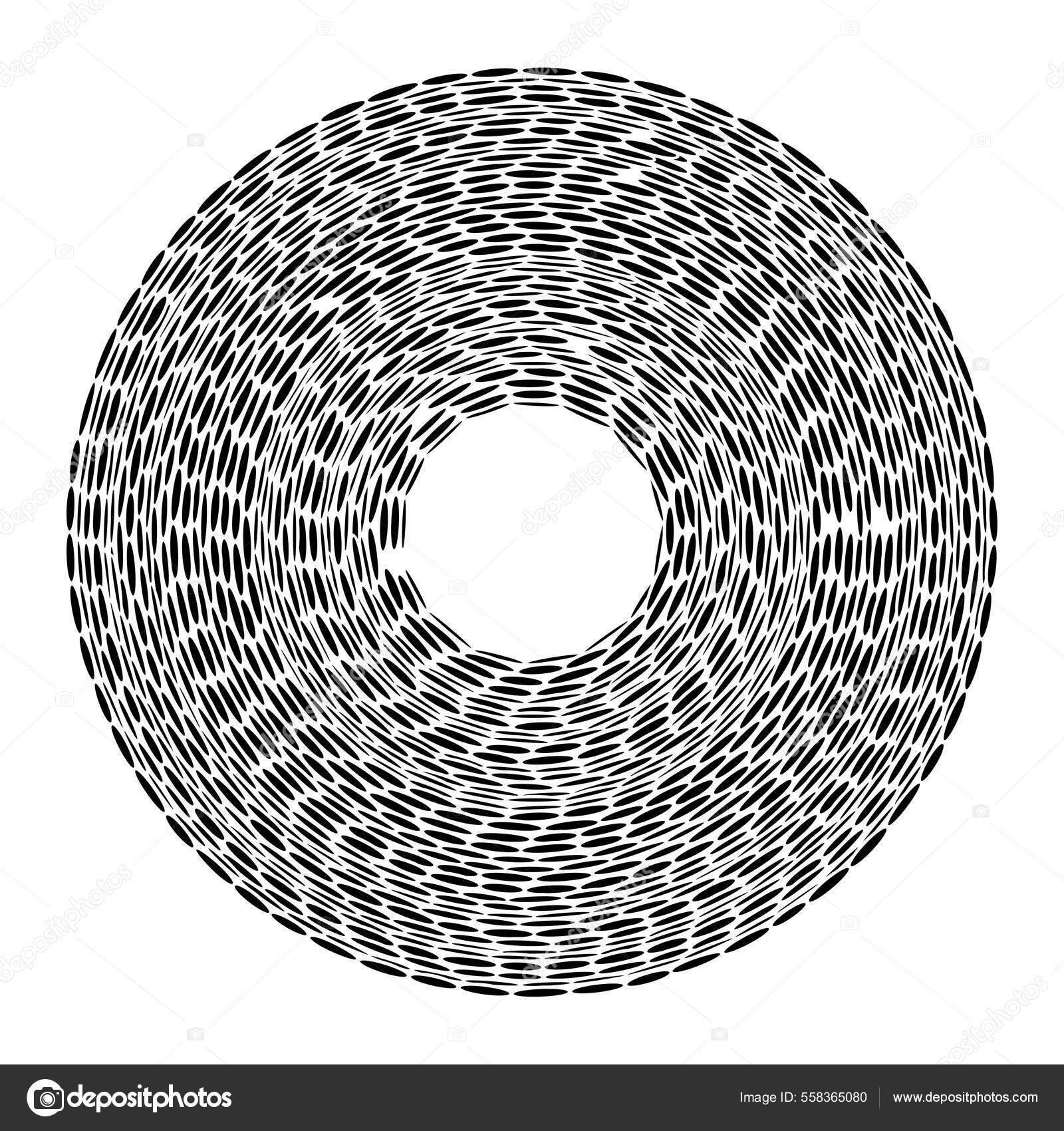 Circle Rounded Concentric Pebble Stone Rock Shapes Circular Concentric ...