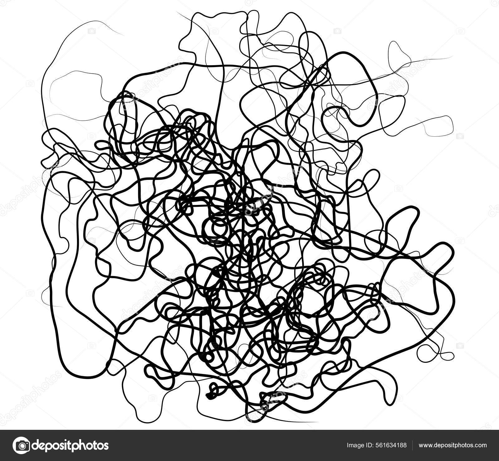 Wavy Waving Billowy Squiggle Squiggly Line Irregular Random Lines Stock ...