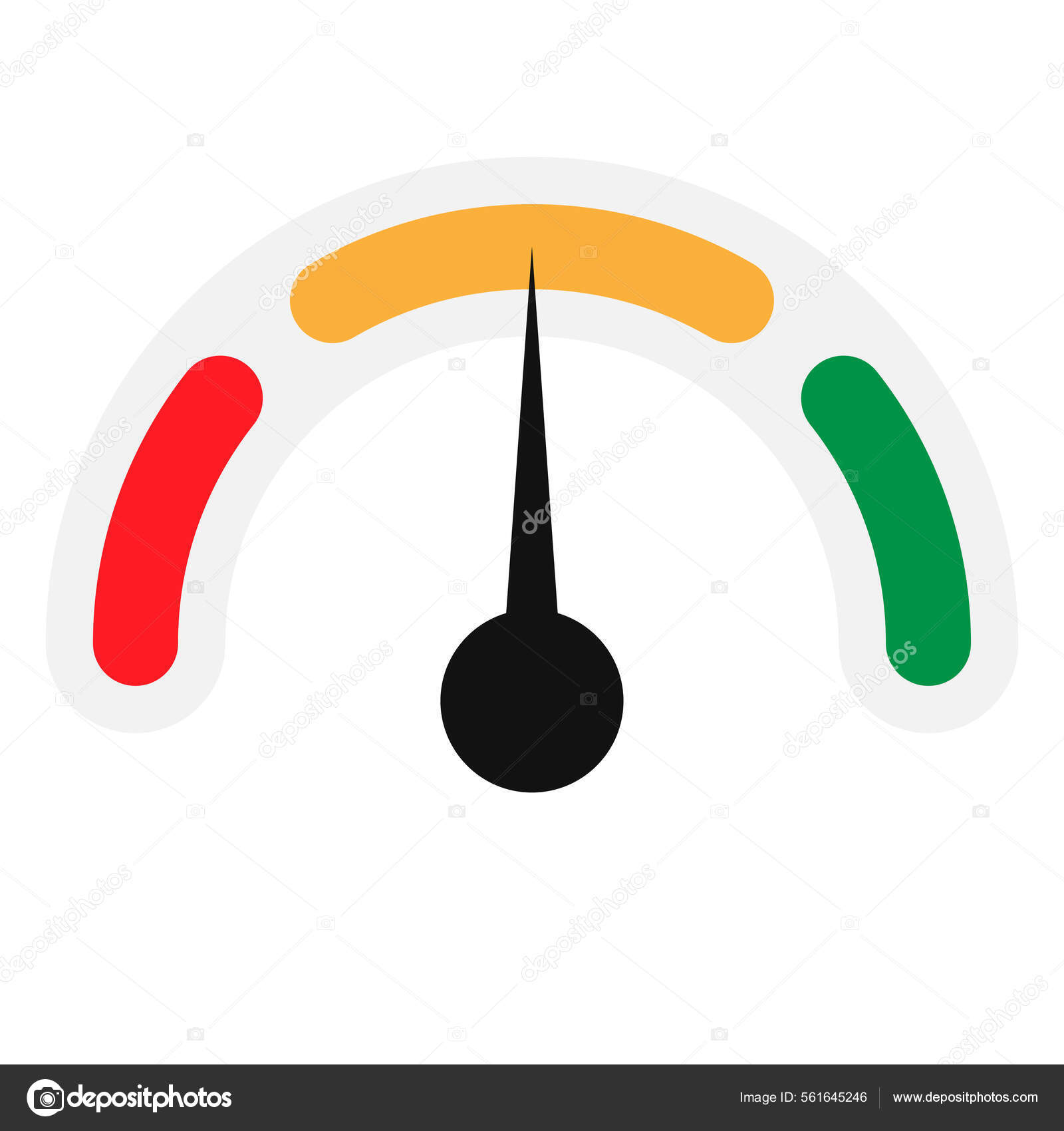 Gauge Meter Level Indicator Icon Symbol Stock Vector by ©vectorguy ...