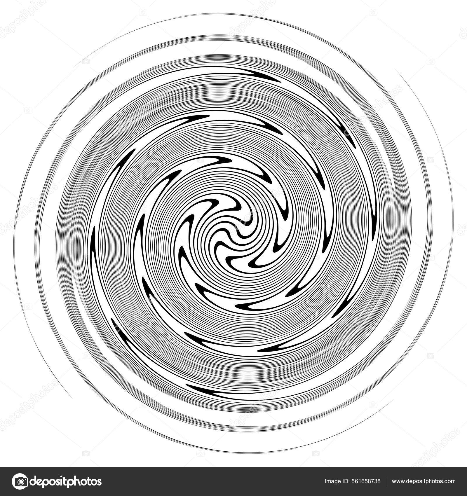 Spiral Swirl Twirl Element Vortex Eddy Spire Helix Vector Shape Stock ...
