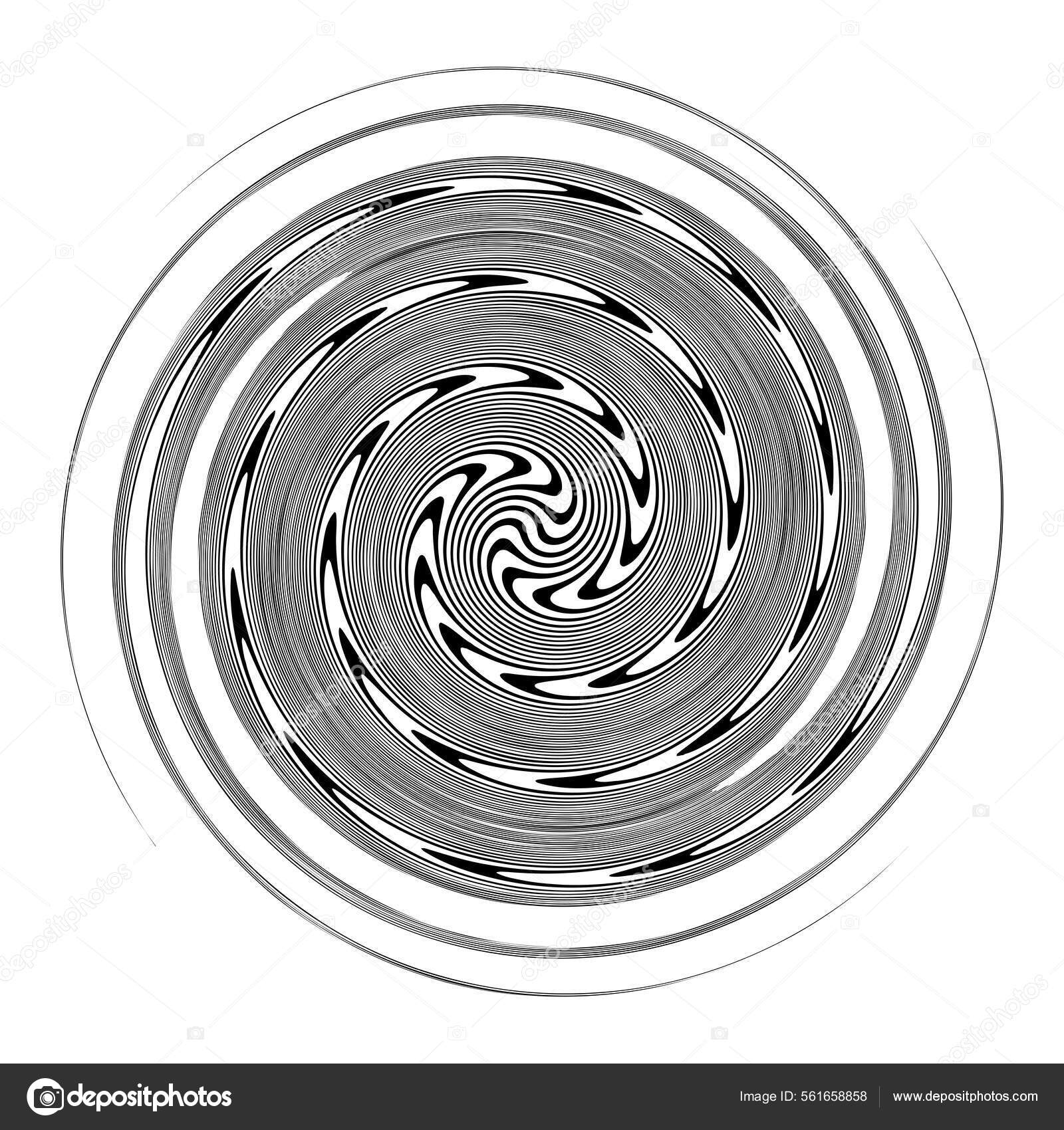 Spiral Swirl Twirl Element Vortex Eddy Spire Helix Vector Shape Stock ...