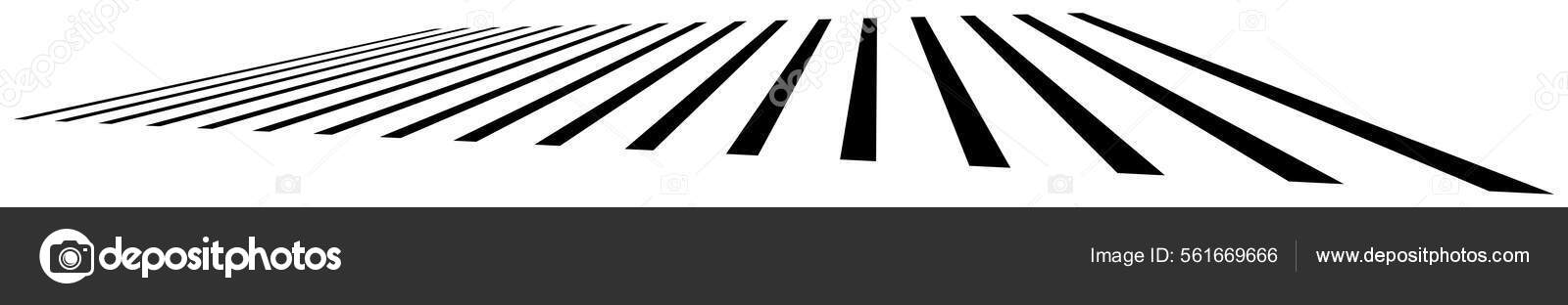 Dynamic Lines Stipes Perspective Vanishing Diminishing Horizon Stock ...
