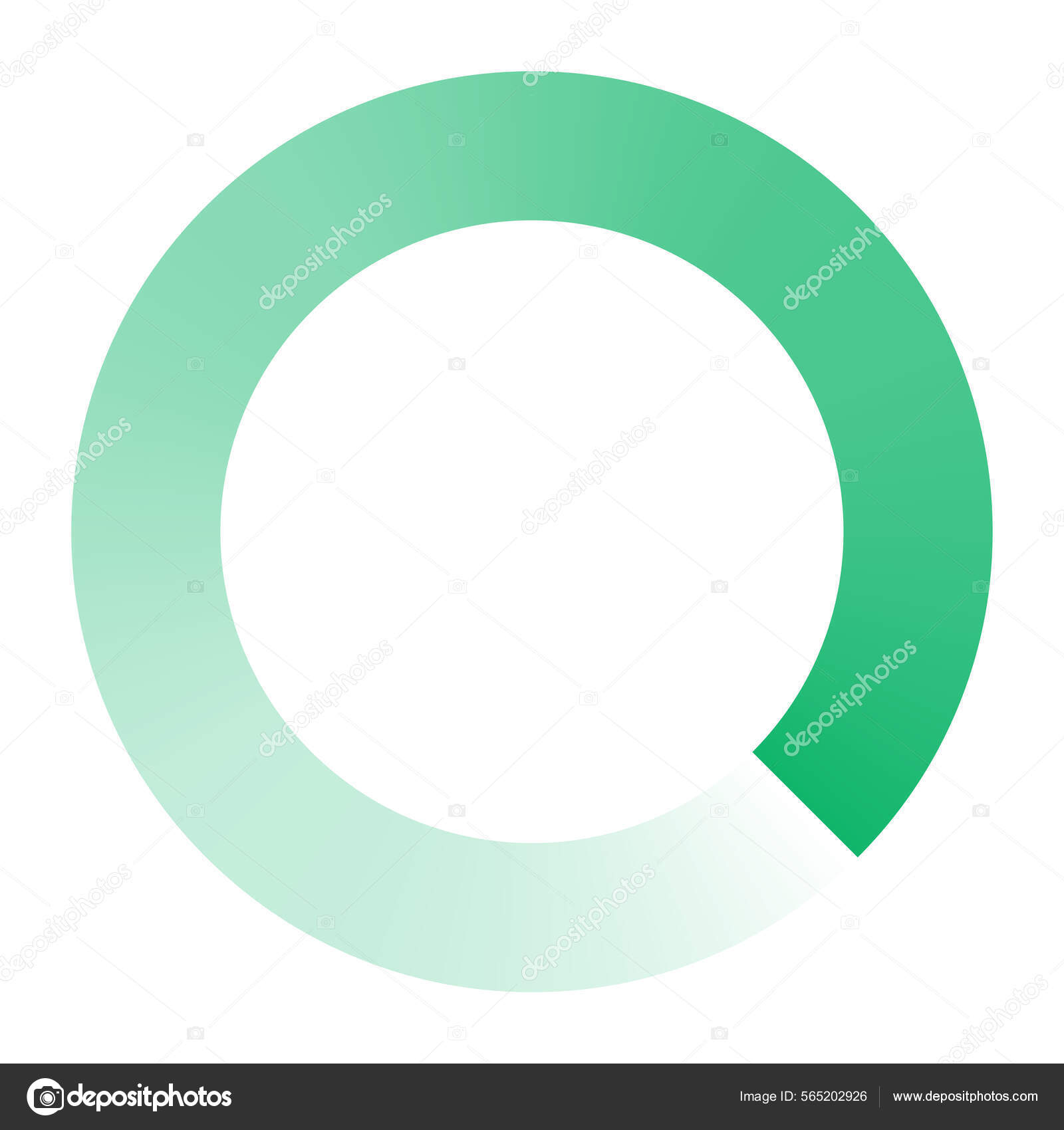 Precargador Círculo Forma Amortiguador Barra Progreso Circular Medidor Guaje Indicador Vector de ...