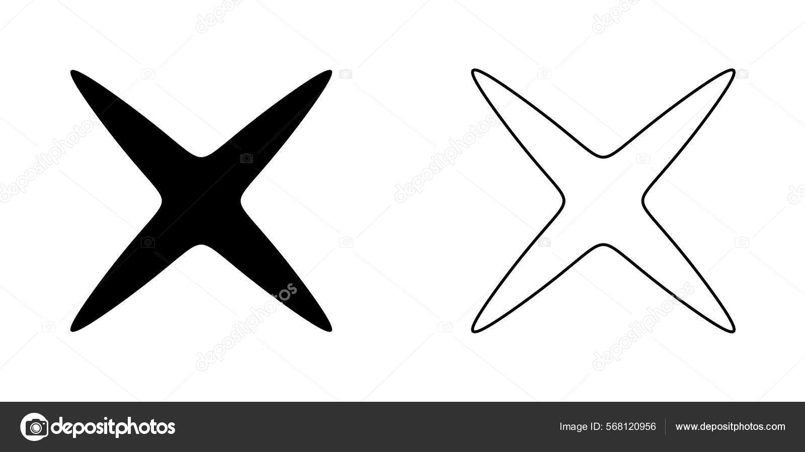 Abstract Geometric Icon Symbol Element Shape Stock Vector Illustration ...