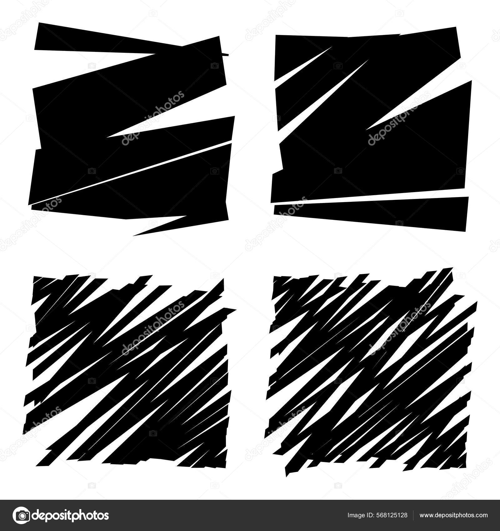 Slit Slash Fracture Texture Effect Element Stock Vector Image by ...