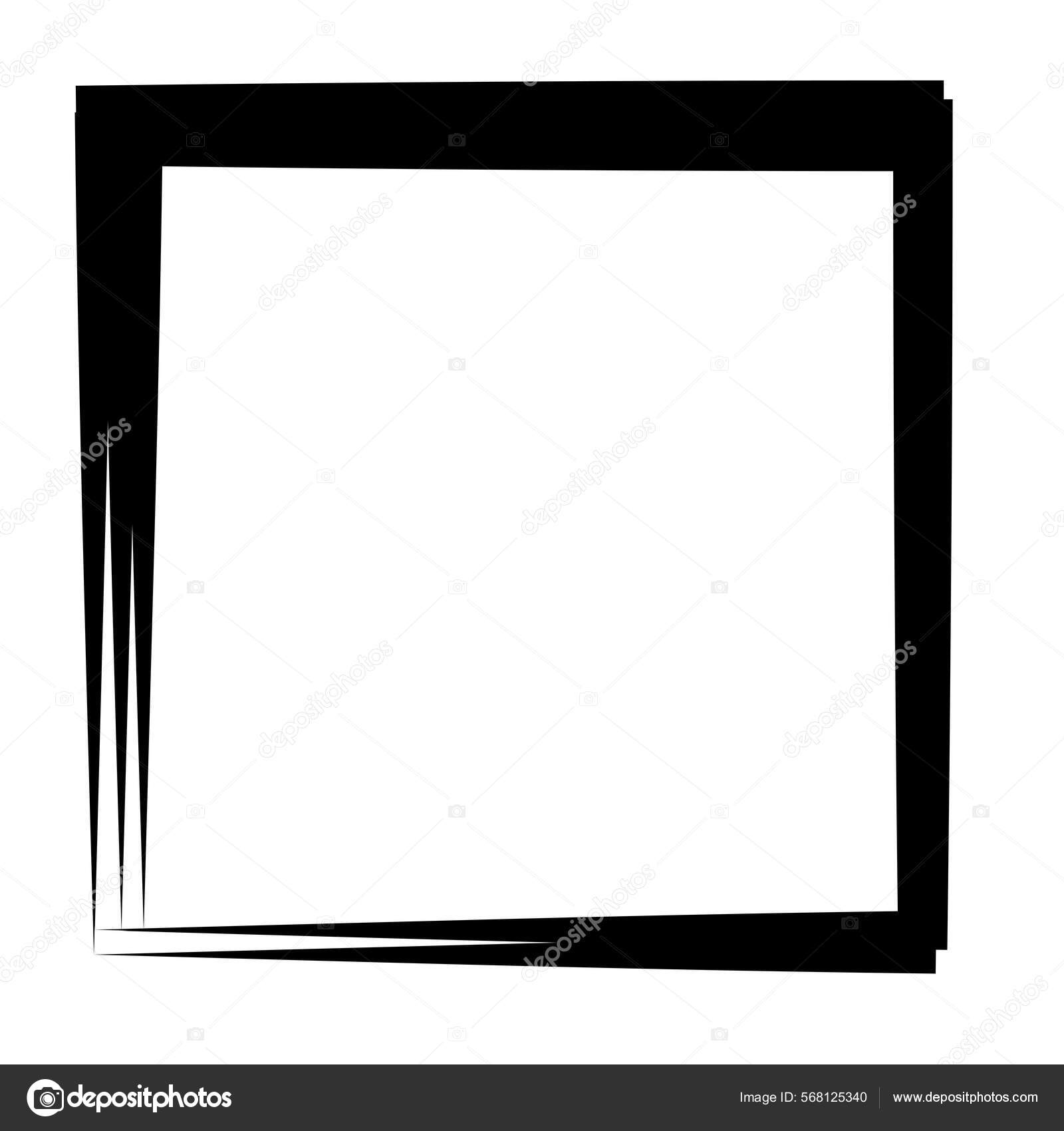 Random Square Contour Frame Border Element Stock Vector by ©vectorguy ...
