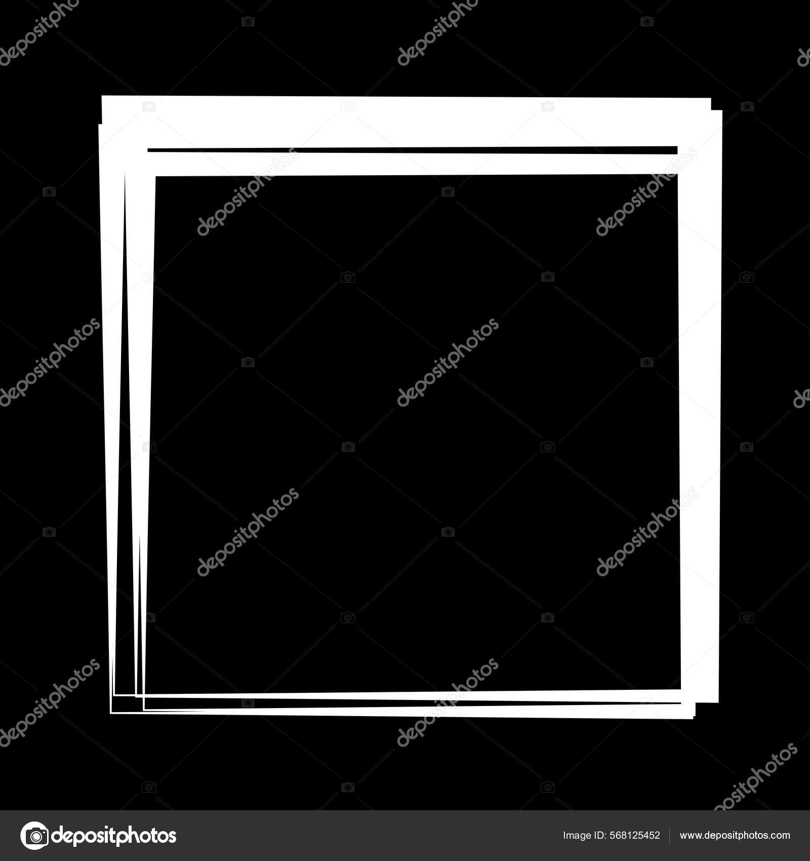 Random Square Contour Frame Border Element Stock Vector by ©vectorguy ...