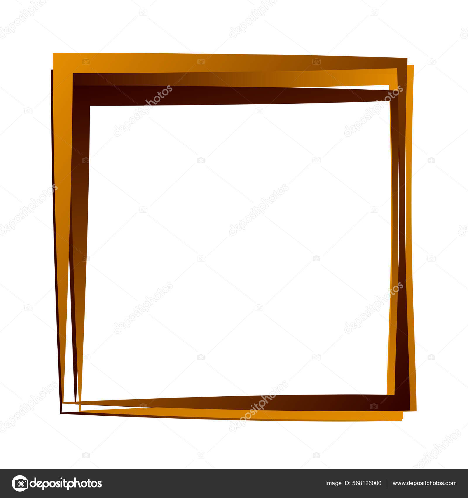 Random Square Contour Frame Border Element Stock Vector by ©vectorguy ...