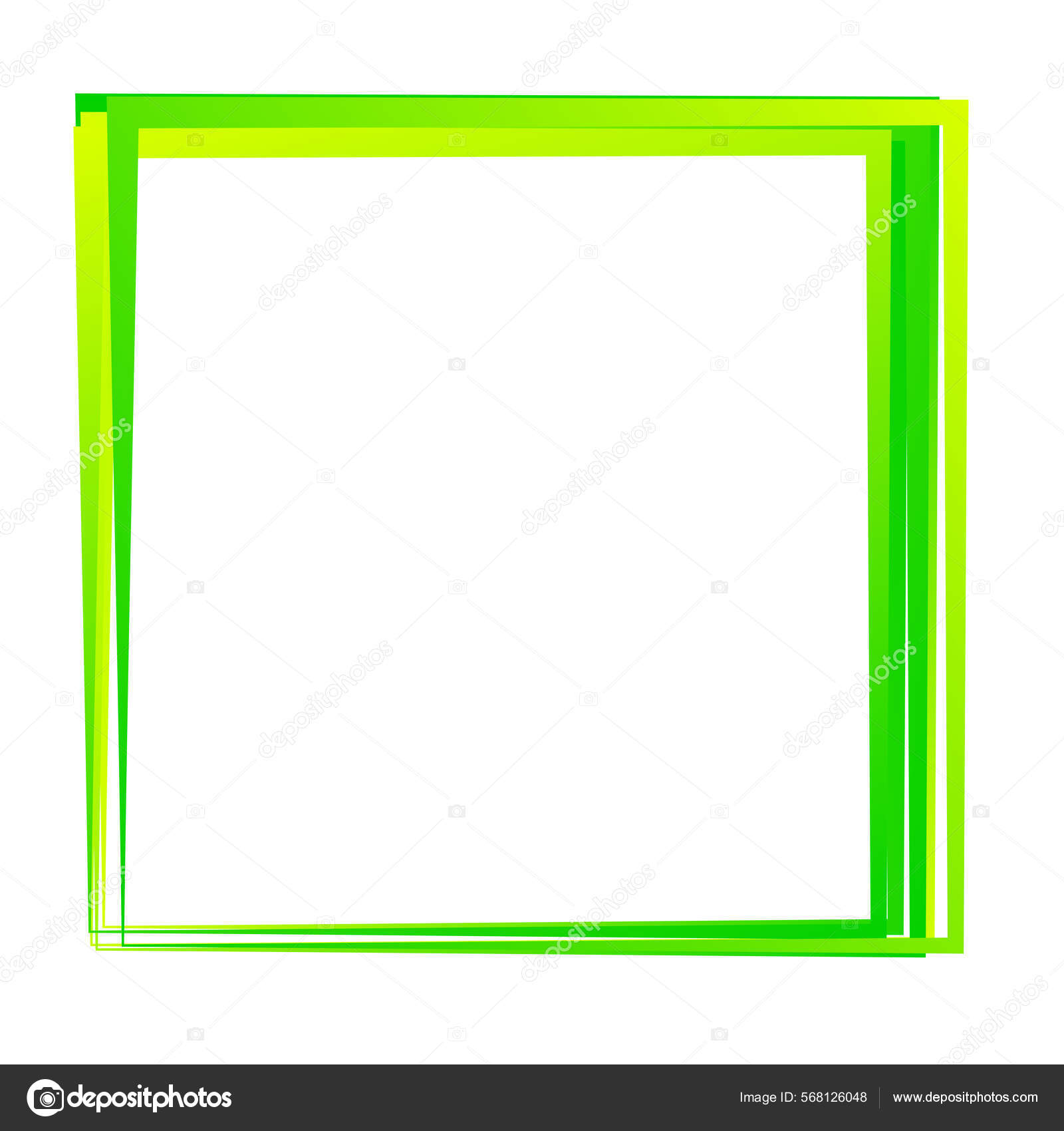 Random Square Contour Frame Border Element Stock Vector by ©vectorguy ...