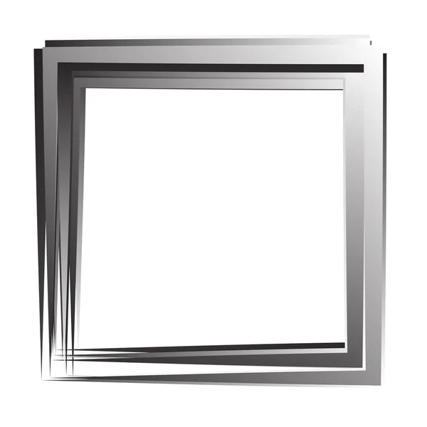 Random Square Contour Frame Border Element Stock Vector by ©vectorguy ...