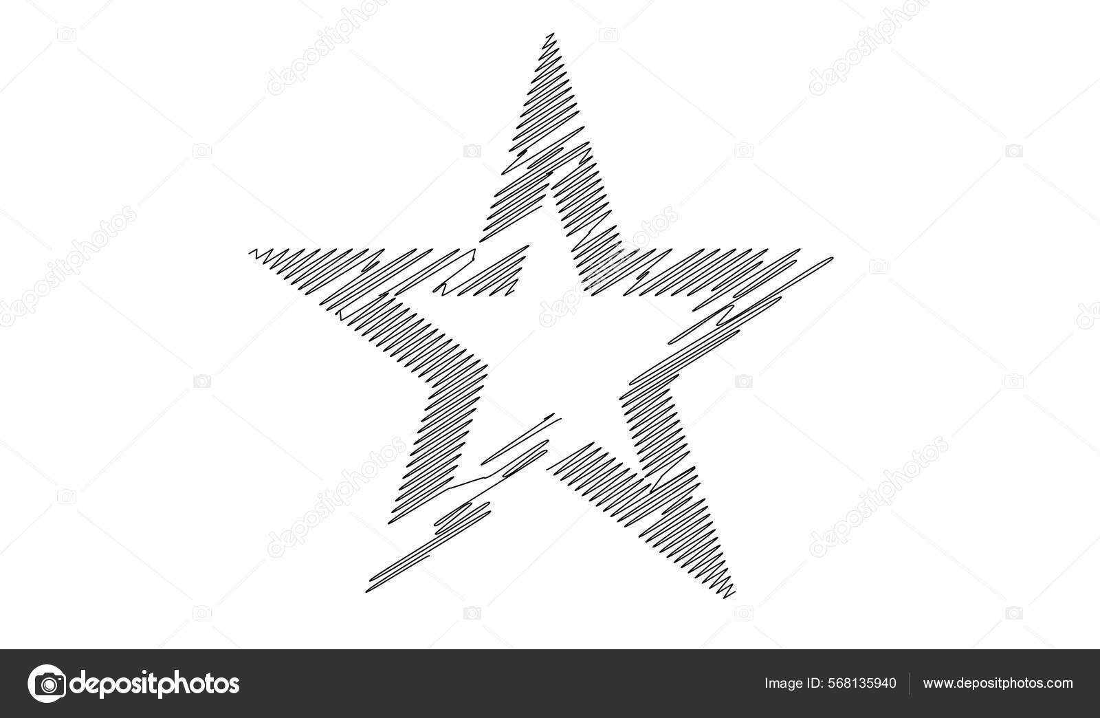 Stjerne Linjetegning