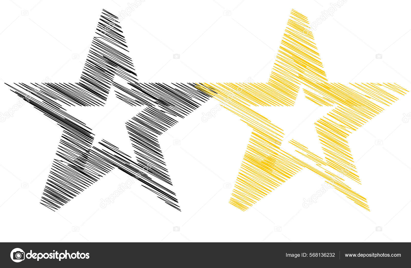 Stjerne Linjetegning