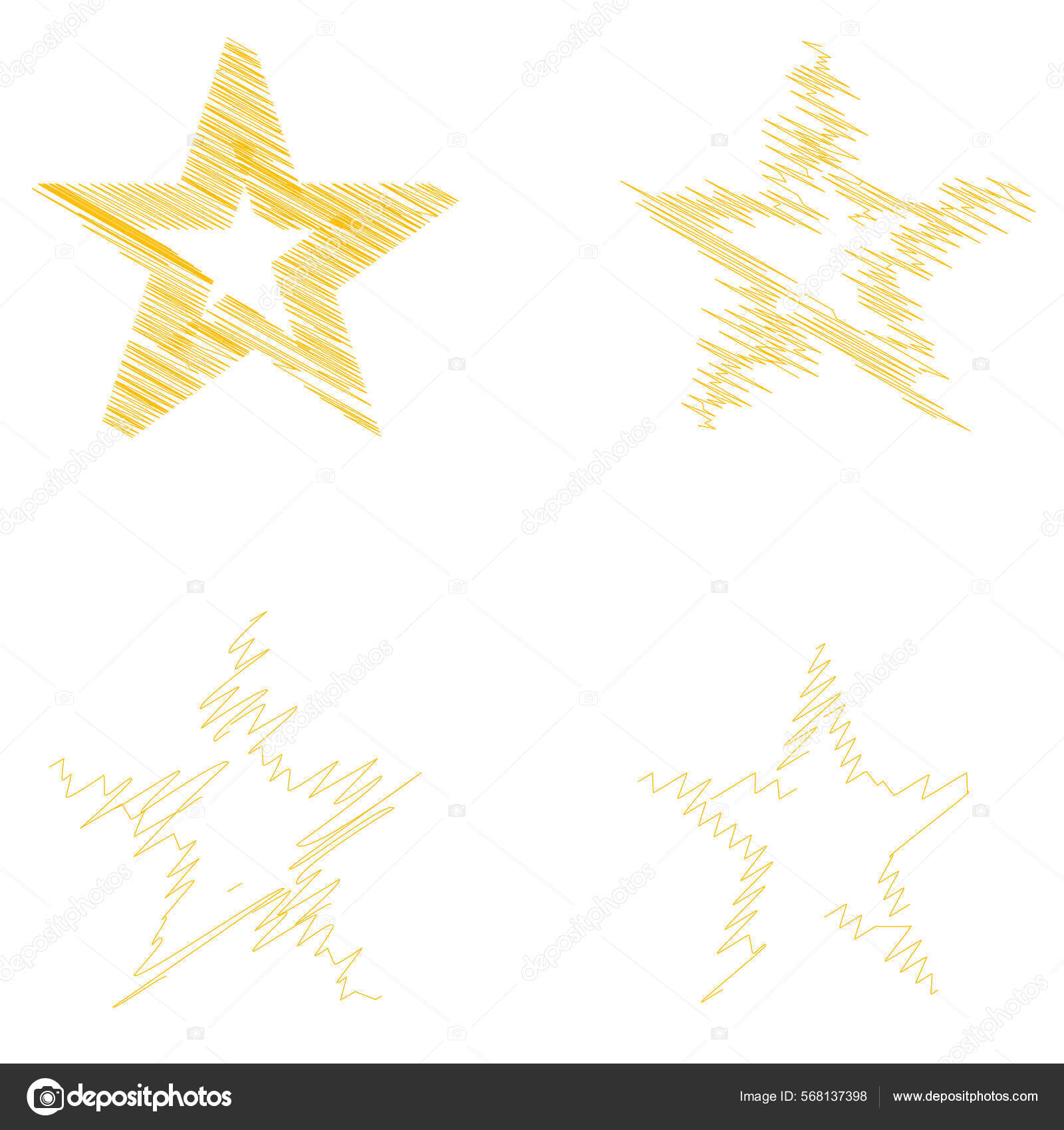 Stjerne Linjetegning