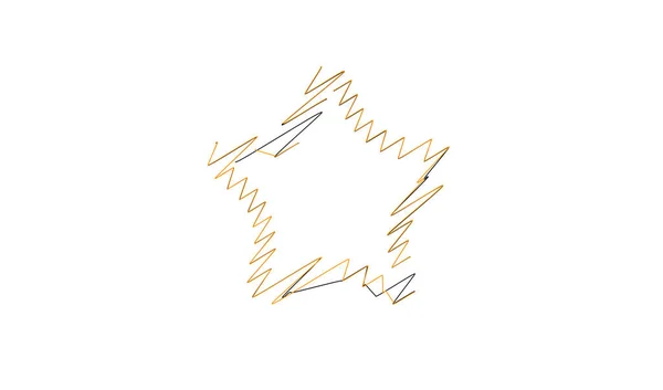 Drawn Sketch Star Line Drawing Star Element Stock Vector by ©vectorguy ...