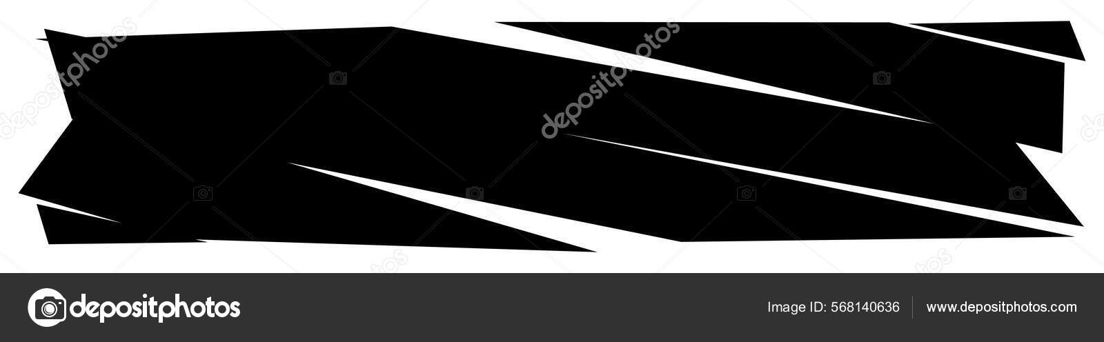 Slit Slash Fracture Texture Effect Element Stock Vector Illustration ...