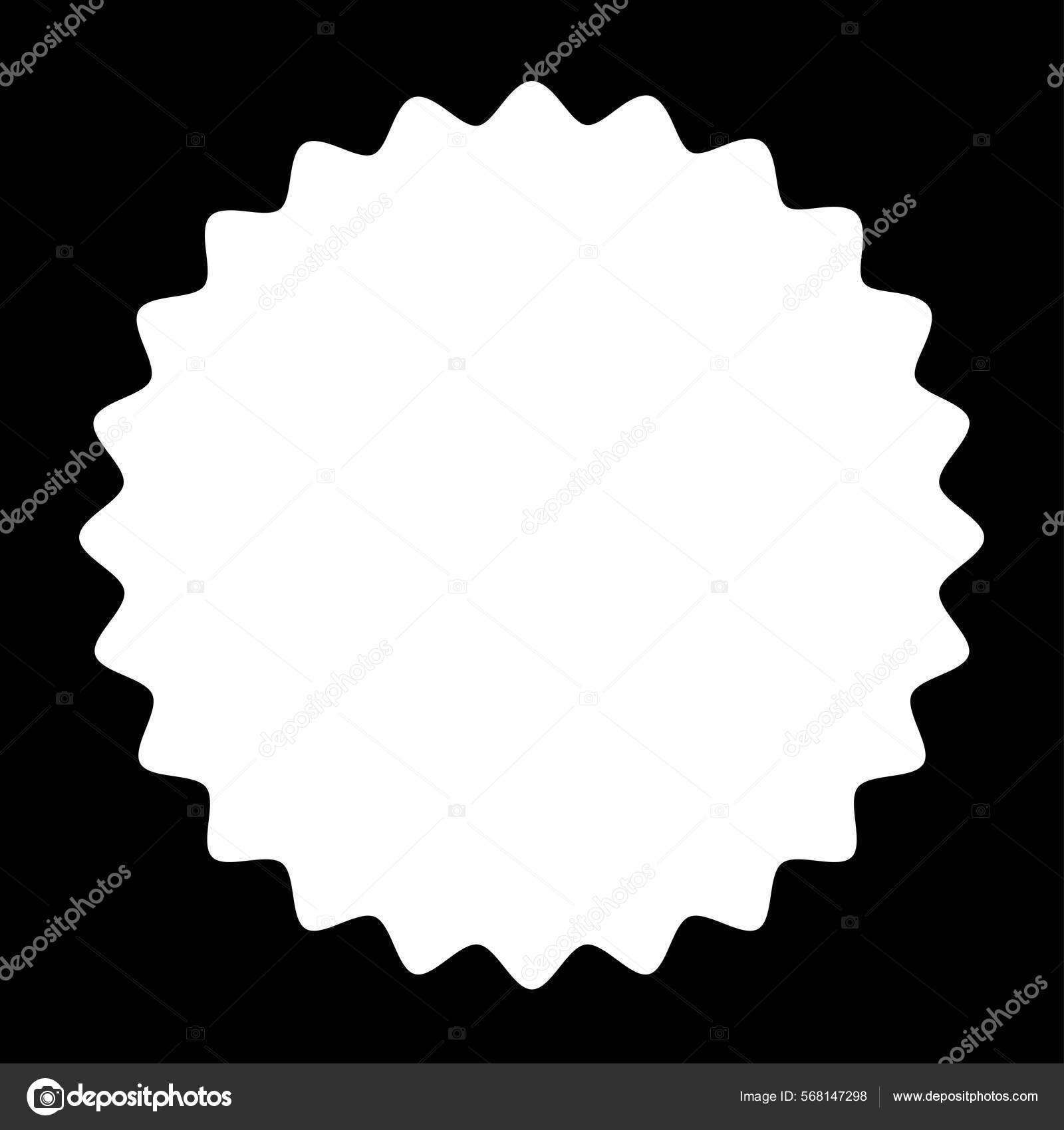 Starburst Sunburst Star Shape Vector Element Vector de stock por ...