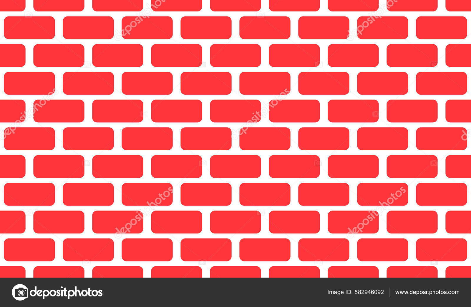 Brick Wall Seamlessly Repeating Repeatable Pattern Background Stock ...